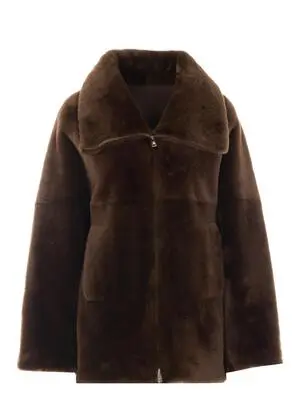 BLANCHA Fur Zip-front Jacket - No