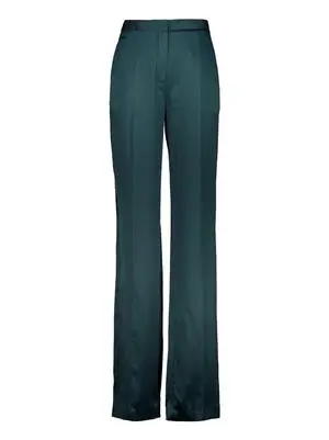 TOM FORD Silk Satin Tuxedo Trousers - Blue