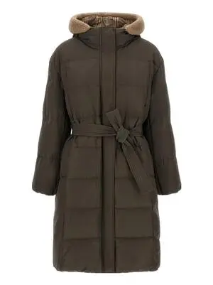 Brunello Cucinelli Boudin Quilted Down Jacket - Green
