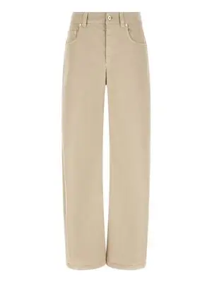 Brunello Cucinelli Multi-pocket Jeans - Beige