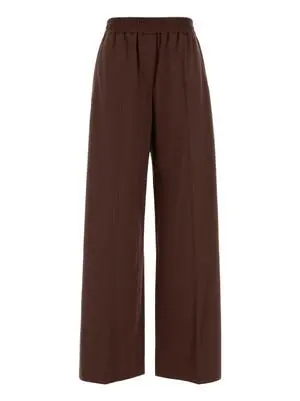 Brunello Cucinelli Elastic Waist Casual Pants Red