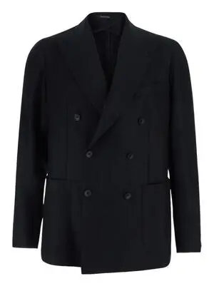 Tagliatore Monte Carlo Double-breasted Jacket - Black