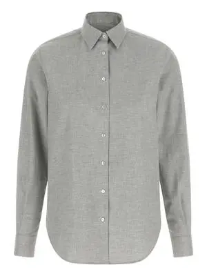 XACUS Marta Flannel Shirt - Grey