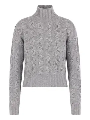 Max Mara Long-sleeved Sweater - Grey