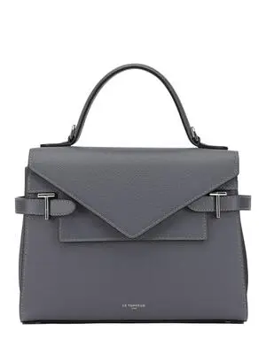 LE TANNEUR Le Tanneur Structured Flap Shoulder Bag Blue