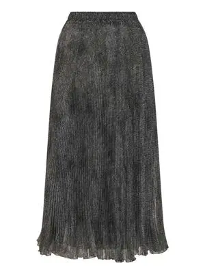 Ermanno Scervino Pleated Knickerbocker Skirt - Black