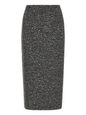 Valentino Garavani Zippered Skirt - White/black