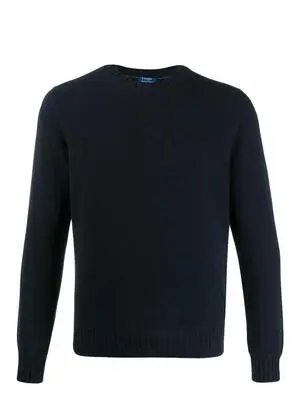 BARBA NAPOLI Round Neck Jumper - Blue