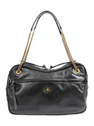 VIVIENNE WESTWOOD Dolce Large Shoulder Bag - Black