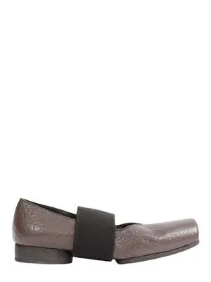 UMA WANG Uma Wang Leather Ballet Shoes Brown