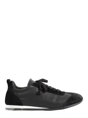 UMA WANG Leather And Suede Sneakers - Black