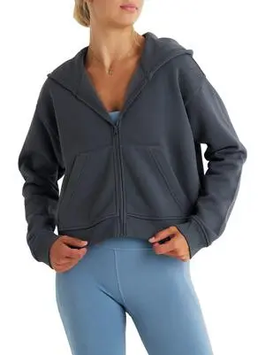 FREE FLY Full Zip Hoodie - Storm Cloud