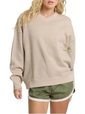 BILLABONG That Life V-neck Sweatshirt - Cobblestone