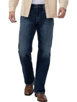 SILVER JEANS CO. Zac Relaxed Fit Straight Leg Jeans - Bold
