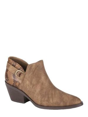BARETRAPS Duala Block Heel Ankle Bootie - Saddle