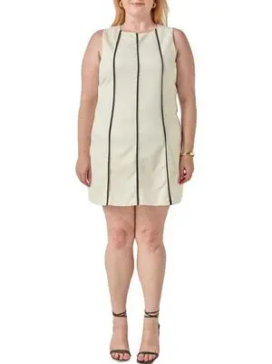 Endless Rose Sleeveless Minidress - White/black