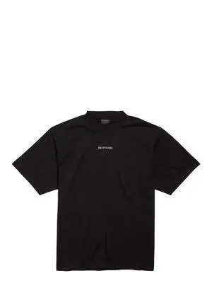 Balenciaga New Back Medium Fit T-shirt - Black