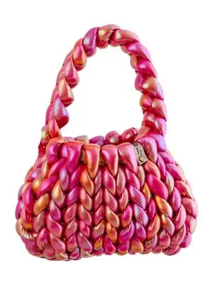 ILLLINA Flamingo Metallic Statement Bag – Candy - Pink