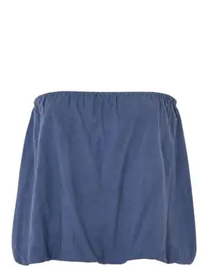 PAR Y ESCALA Sl Ina Strapless Top - Blue