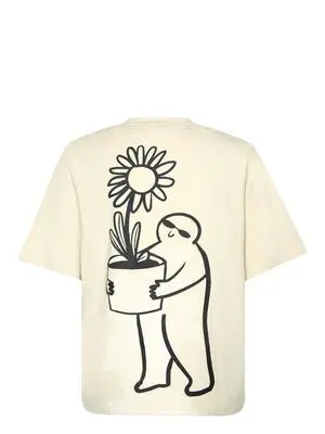 THE GT ATELIER Neutrals Graphic T-shirt - Beige