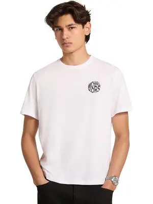 Michael Kors Graphic Logo Cotton Jersey T-shirt - White