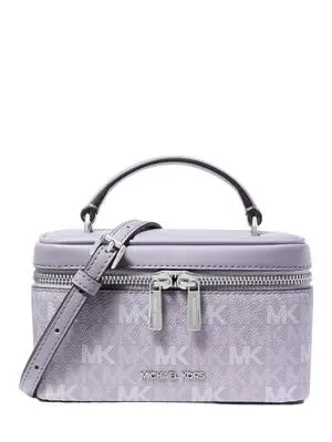 Michael Kors Vivi Small Signature Logo Vanity Crossbody Bag - Purple