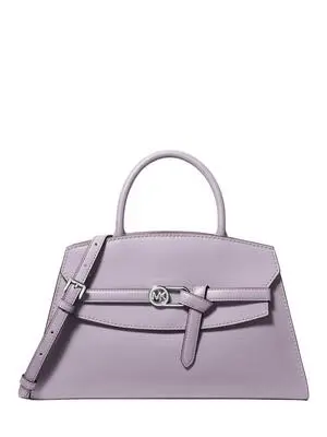 Michael Kors Greta Medium Leather Satchel - Purple