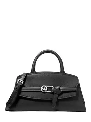 Michael Kors Greta Small Leather Satchel - Black