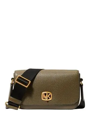 Michael Kors Bryant Small Leather Crossbody Bag Green