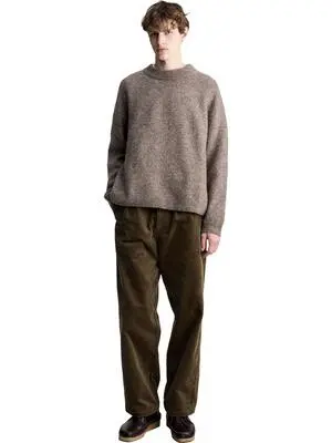 A.p.c. Dylan Sweater - Loone Sizee-fit Taupe Brown Sweater Xs Bae - Gray-beige