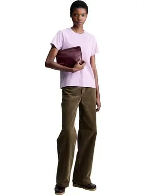 A.p.c. A.P.C. Vani T-Shirt With Rue Madame Logo Light Pink