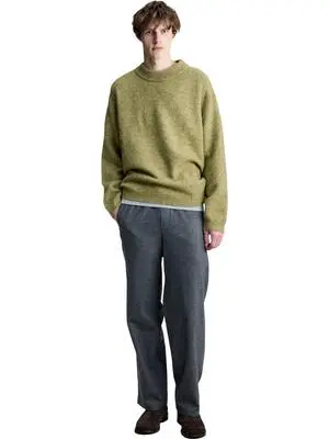 A.p.c. Dylan Sweater - Loone Sizee-fit Light Khaki Sweater Xs Jab - Khaki Green