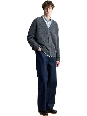 A.p.c. Wool Cardigan - Charcoal Grey