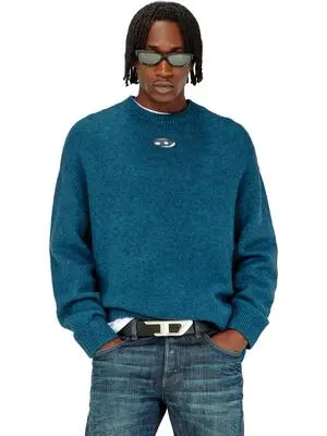 DIESEL® Jumper In Wool And Alpaca Blend - Green