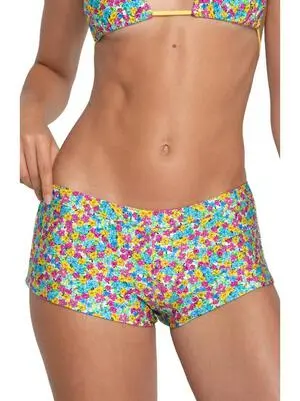 BRIGHT SWIMWEAR Sienna Shorts - Wildflower