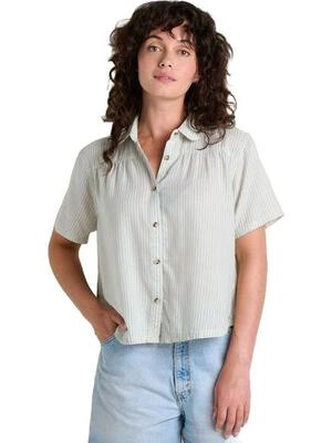 TOAD & CO Holly Shirt - Dusk Blue Pattern