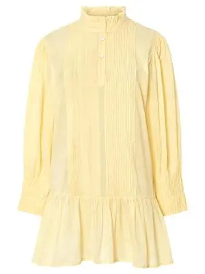 PAR Y ESCALA Par Mini Dress - Yellow