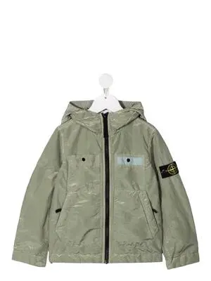Stone Island Hooded Casual Jacket - Nude