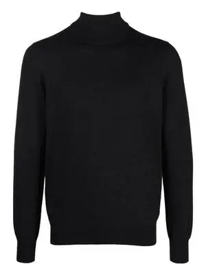 GRAN SASSO Turtleneck Sweater - Black