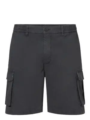 ECOALF Logo-patch Cargo Shorts - Black