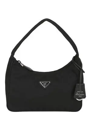 Prada Mini Re-edition 2000 Re-nylon Shoulder Bag - Black