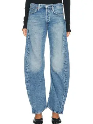 AGOLDE Spiral Jean In Blue - Venture