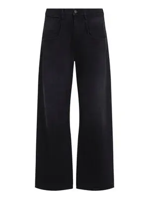 MAISON MARGIELA Double Pocket Cotton Trousers - Black