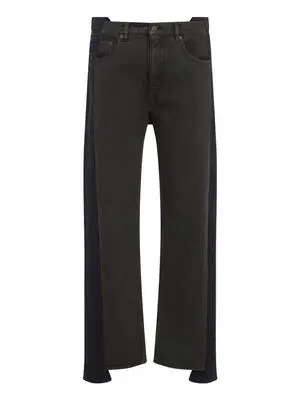 MAISON MARGIELA Spliced Cotton Trousers - Black