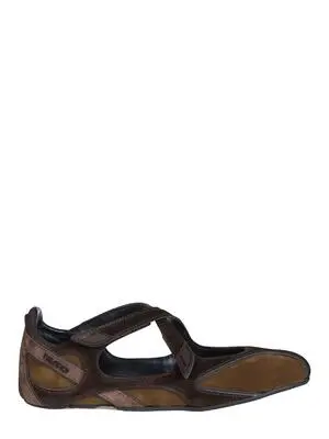 Attico The Attico FLOOR01 Ballerina Flat Marrone