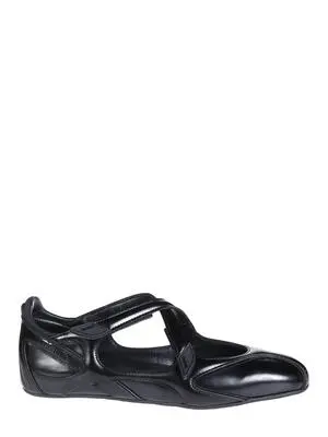 Attico The Attico FLOOR01 Ballerina Flat Nero