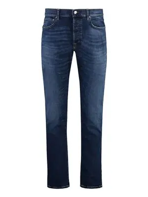 DEPARTMENT 5 Slim Fit Jeans With Metal Detailing - Denim