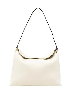 WANDLER Mini Leather Top Handle Bag With Detachable Crossbody Strap - Bianco