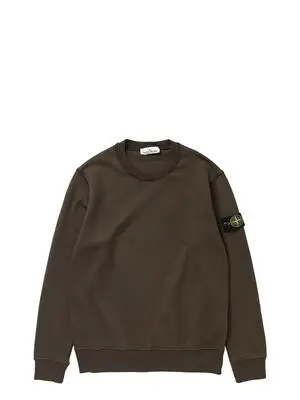 Stone Island Logo Sweatshirt - Coalgrey