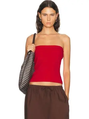 FLORE FLORE Flore Flore Bes Bandeau Top In Red Apple